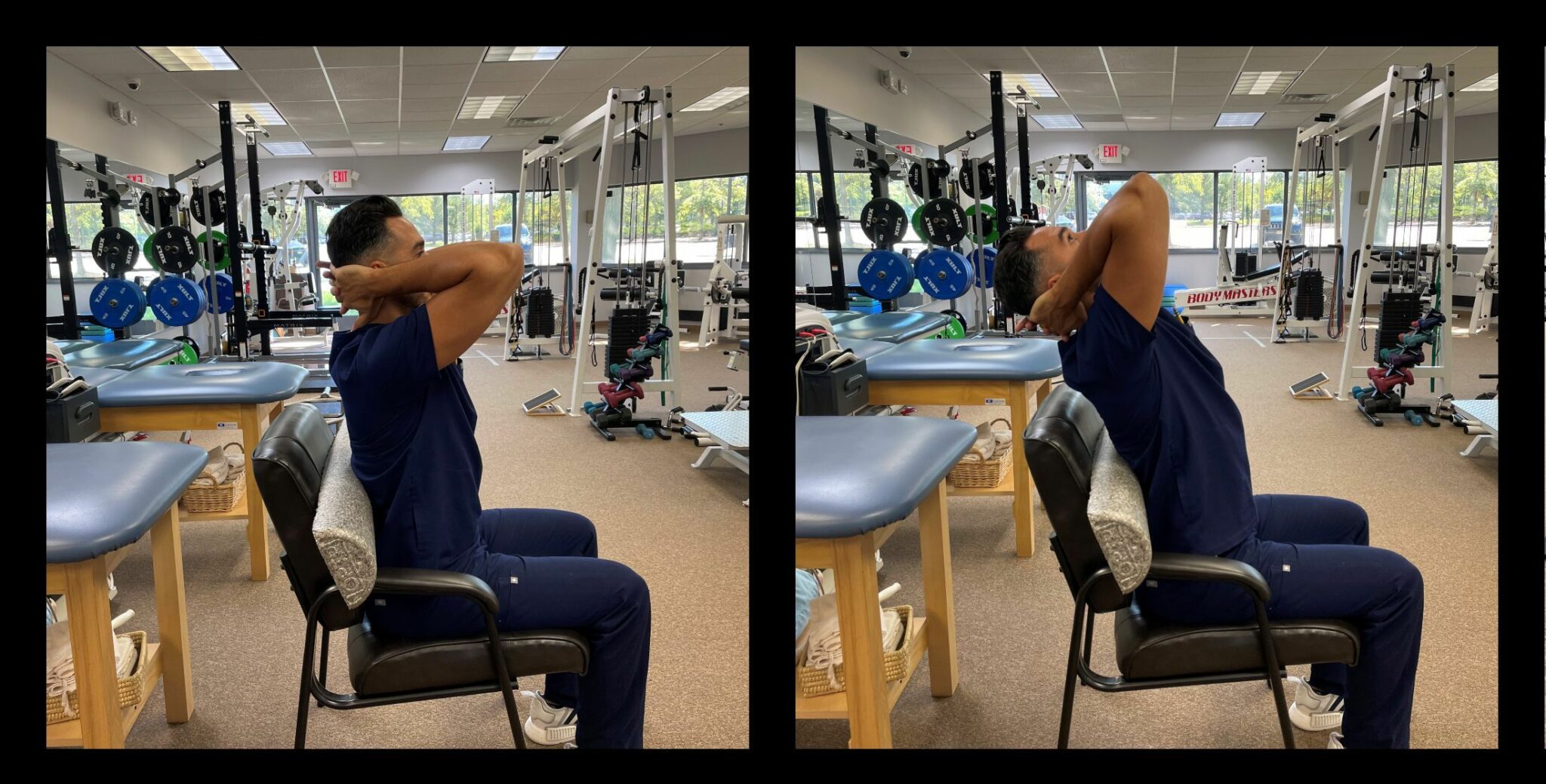 Seated Thoracic Spine Extension