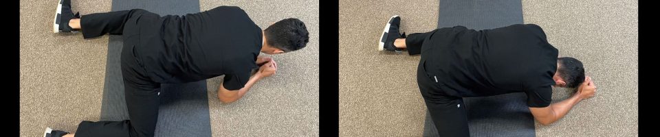 Prone Frog exercise